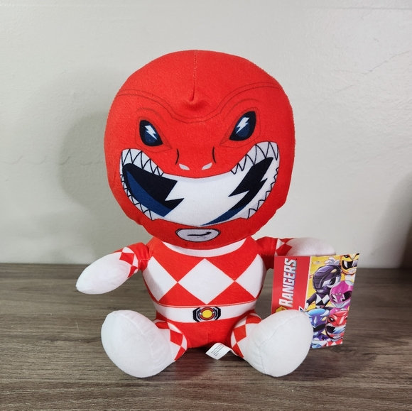 Hasbro | Toys | Mighty Morphin Power Rangers Red Ranger Plush Sabans ...